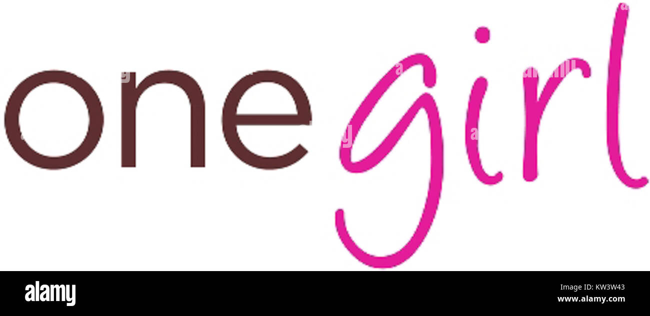 OneGirl Small Logo Stock Photo - Alamy