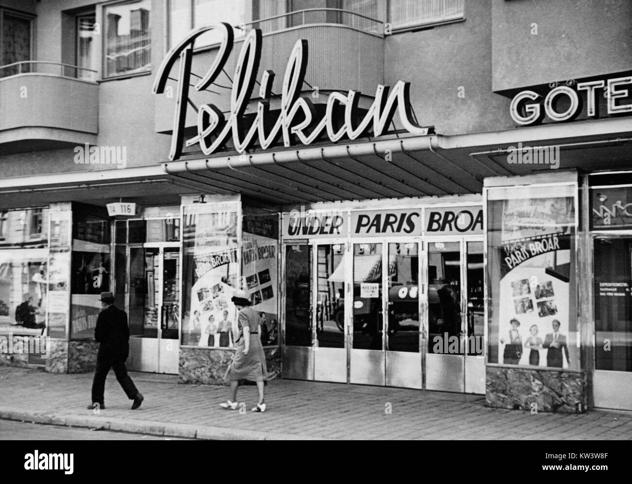 Biografen Pelikan, a historic cinema in Sweden from 1949, renowned for ...