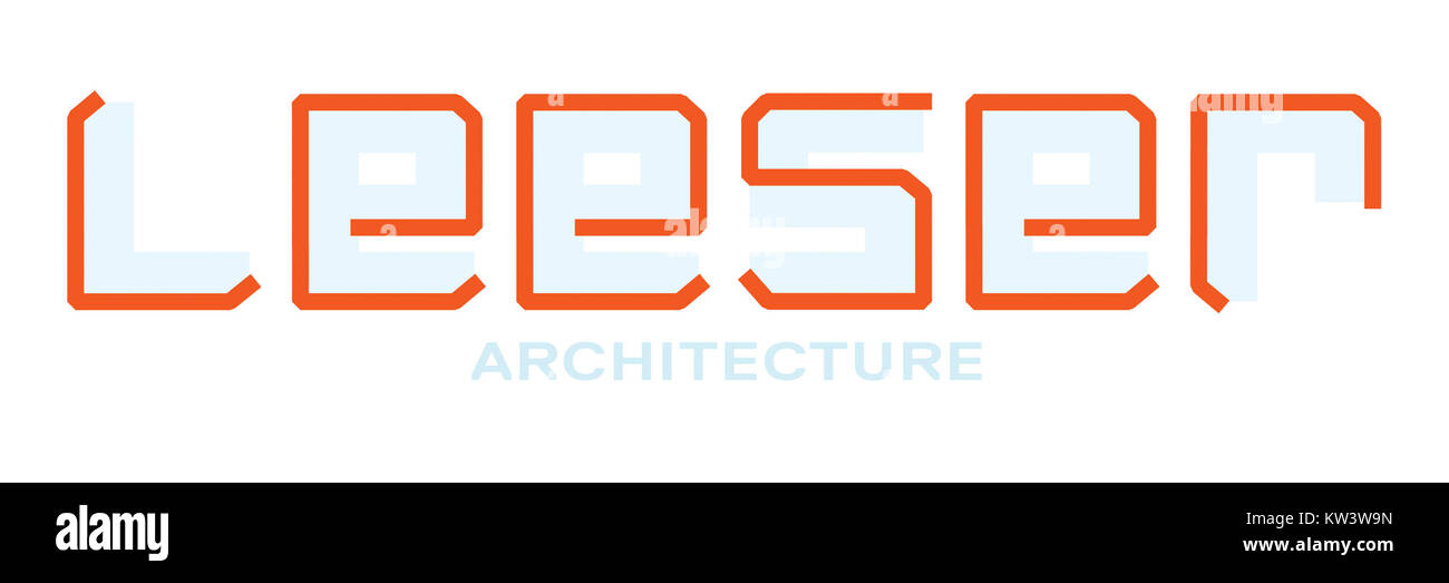 Leeser Architecture Logo Stock Photo - Alamy