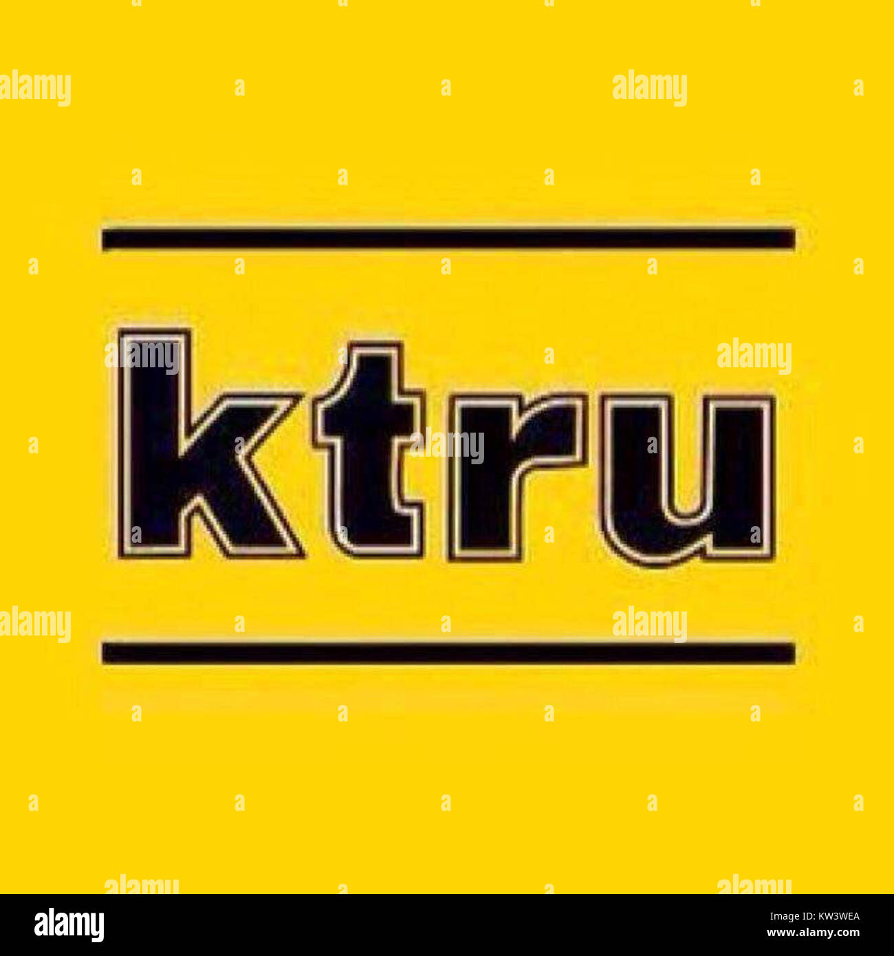 The KTRU Rice Radio logo represents the radio station at Rice ...