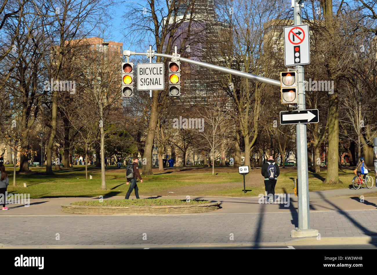 BicycleSignalToronto represents a system of traffic signals designed to ...