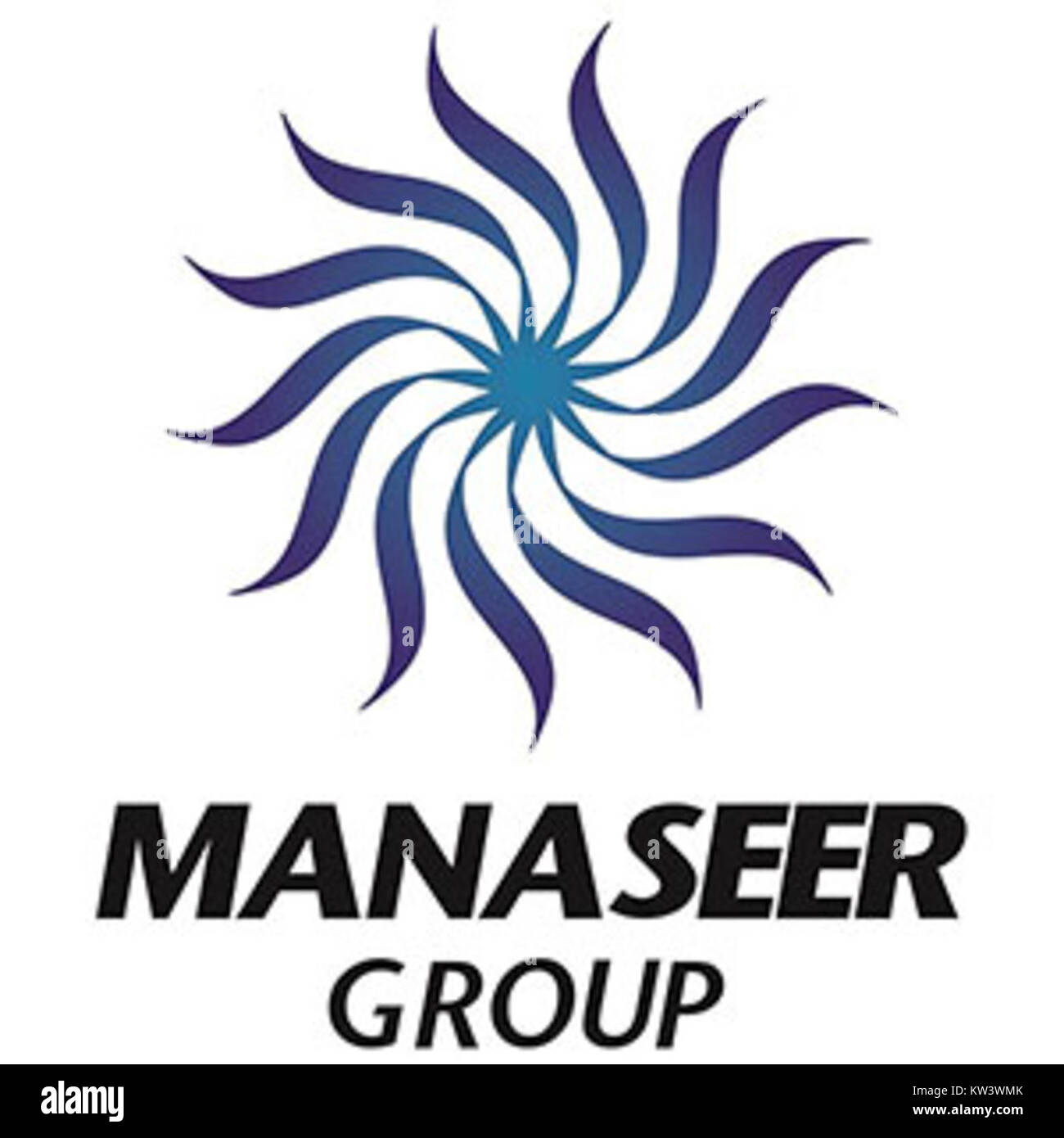The logo of Manaseer Group, a company likely involved in industrial or ...