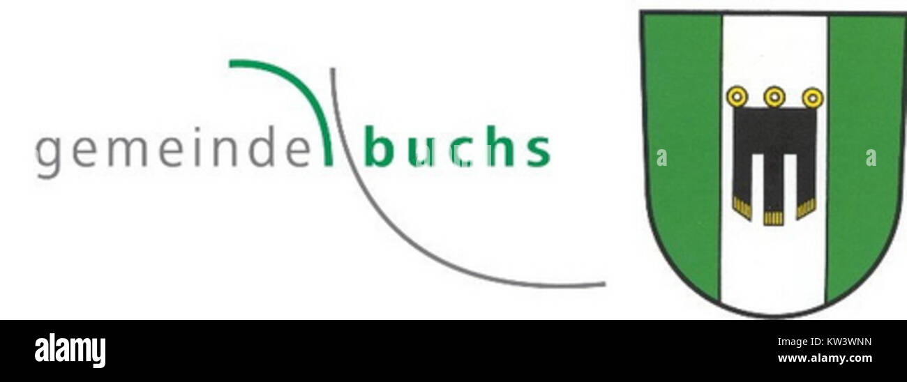 Logo Gemeinde Buchs SG 2014 Stock Photo - Alamy