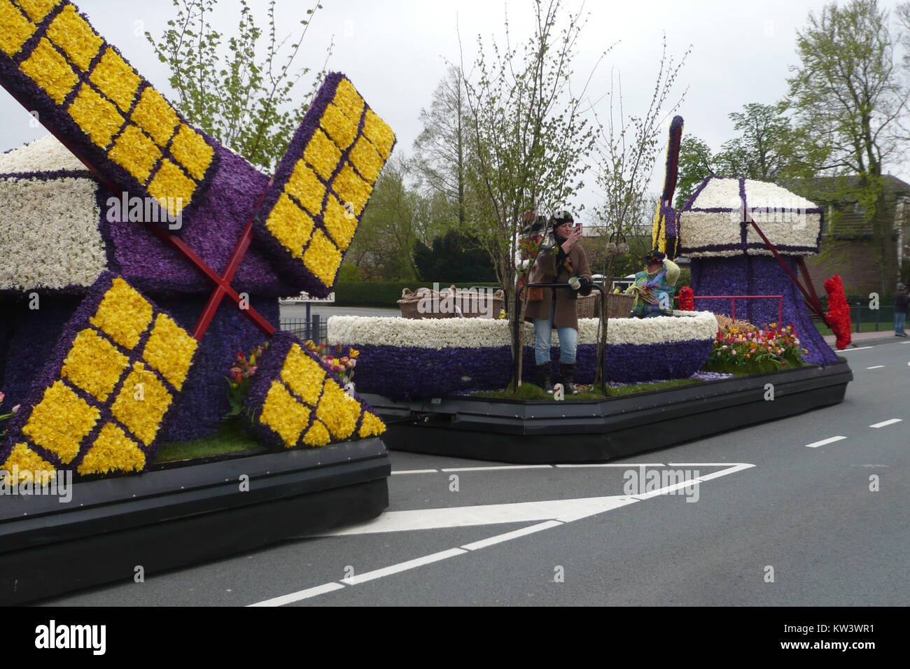 The Bloemencorso, held near Hillegom in 2015, is a renowned flower ...