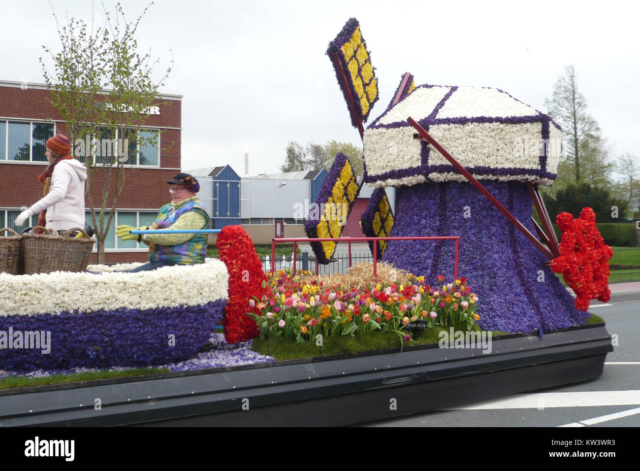 The Bloemencorso, or Flower Parade, held near Hillegom in 2015 ...
