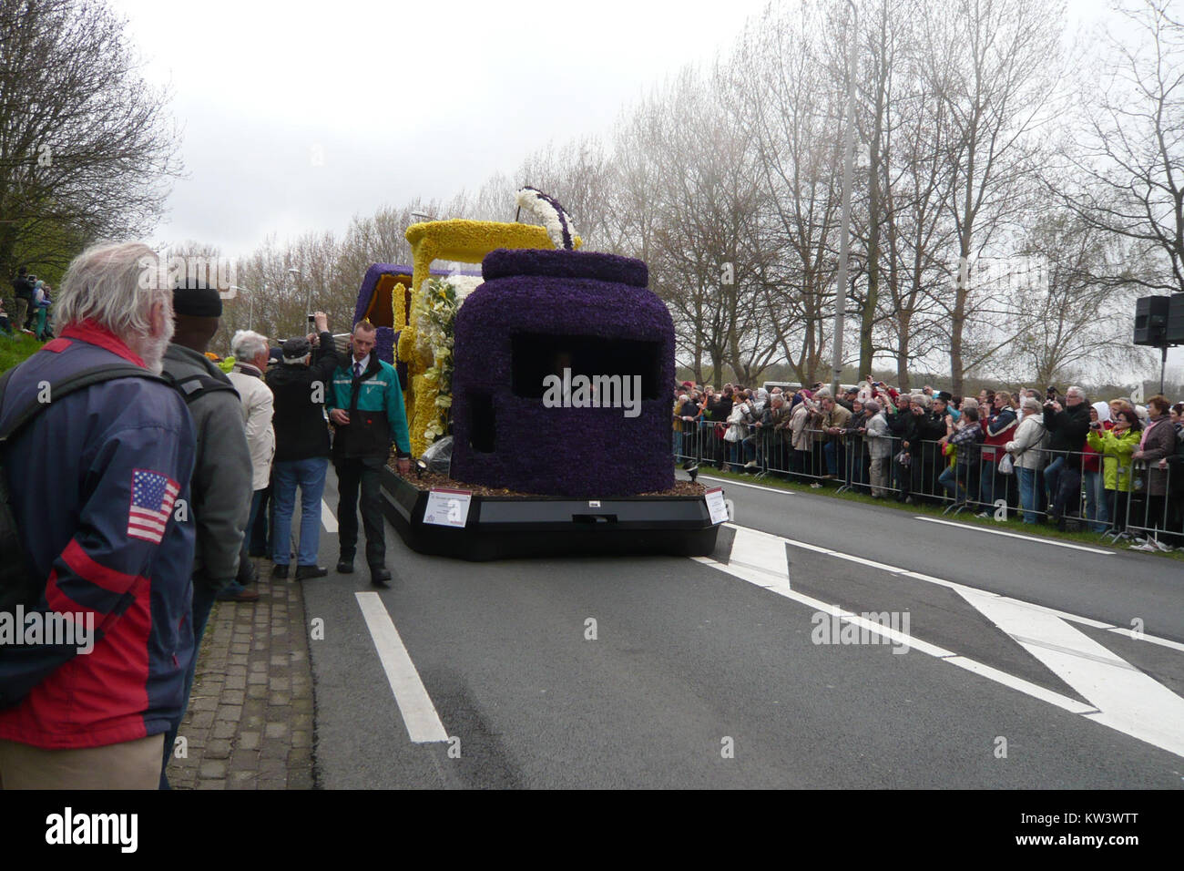 The Bloemencorso 2015 near Lisse, Netherlands, was a vibrant flower ...