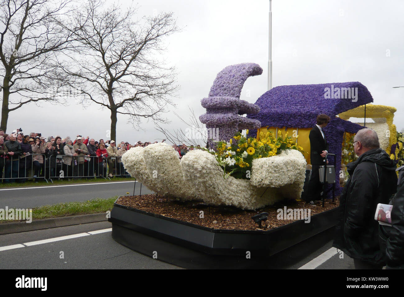 The Bloemencorso, held in 2015 near Lisse in the Netherlands, is a ...