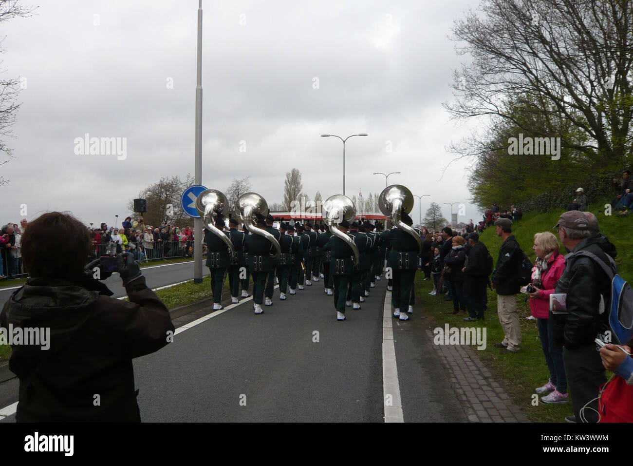The Bloemencorso flower parade in 2015 near Lisse, Netherlands, is a ...
