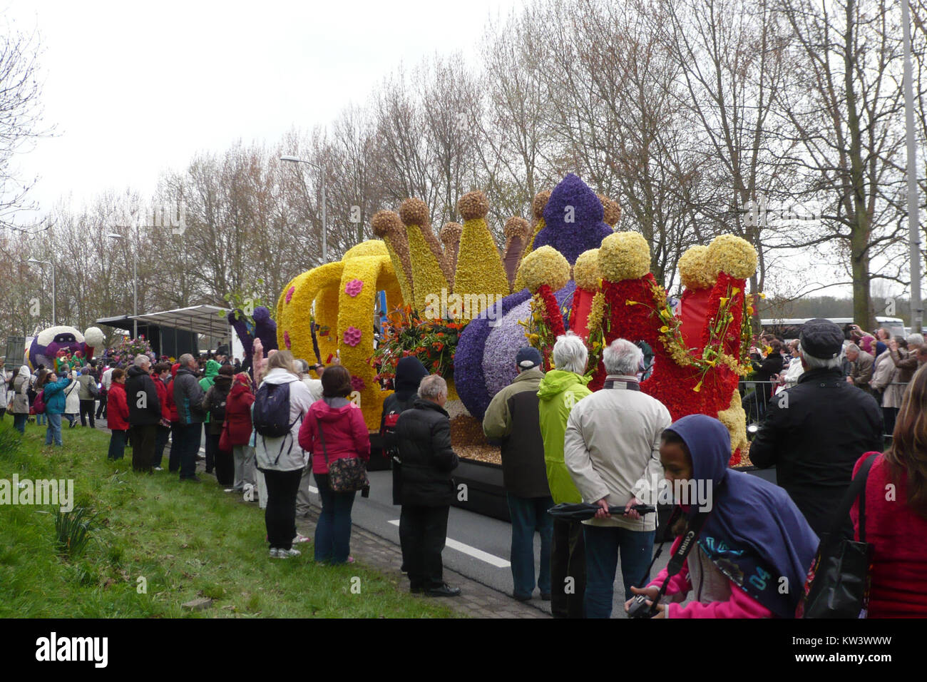 The Bloemencorso in Lisse, Netherlands, is an annual flower parade ...