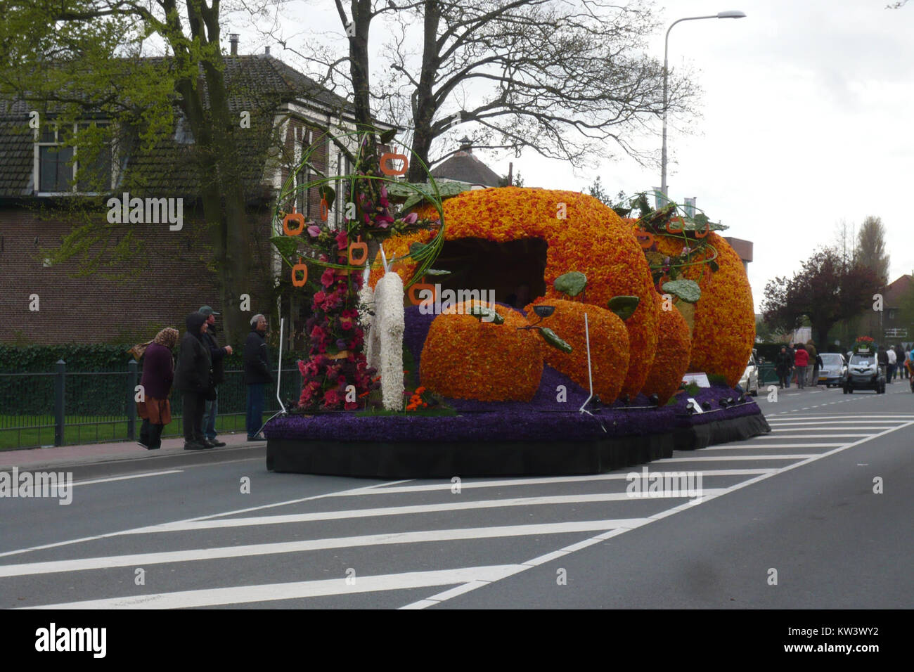 The Bloemencorso 2015 at Lisse, Netherlands, was a flower parade ...