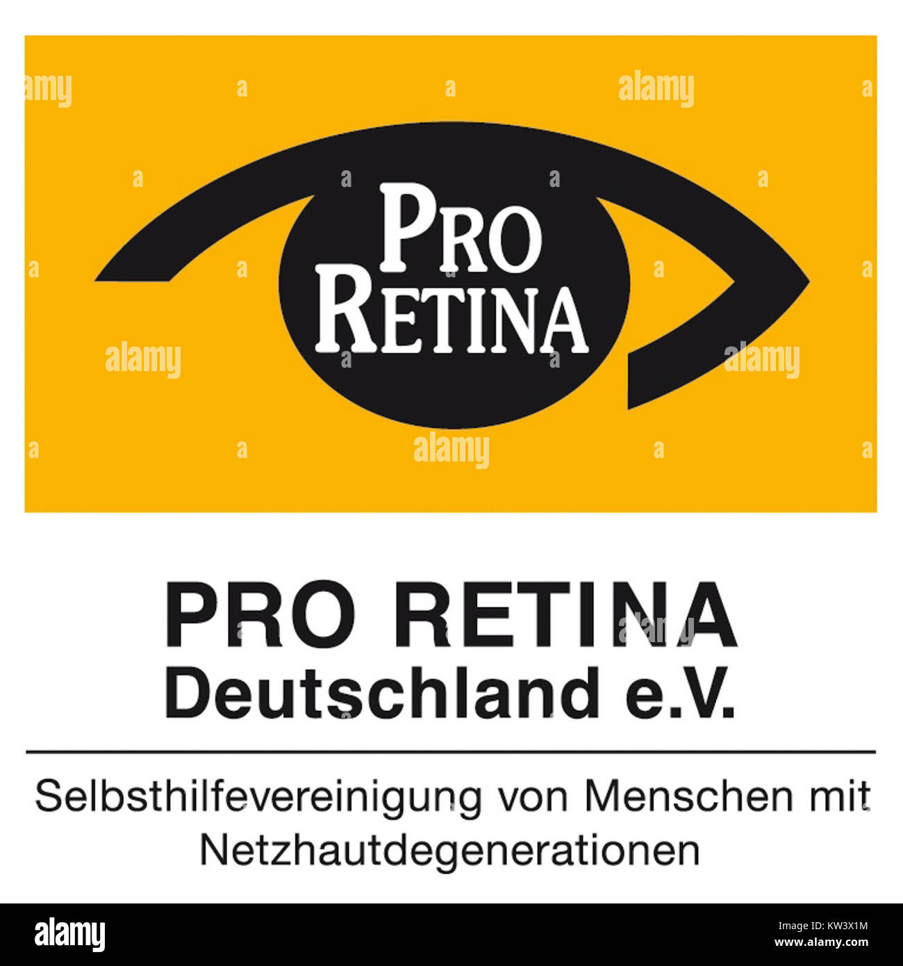 Pro retina logo Stock Photo - Alamy