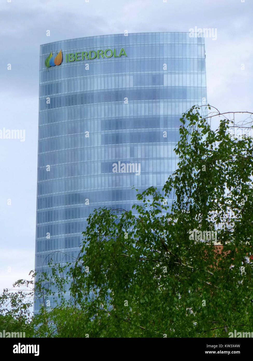 The Torre Iberdrola is a striking modern skyscraper in Bilbao, Spain ...
