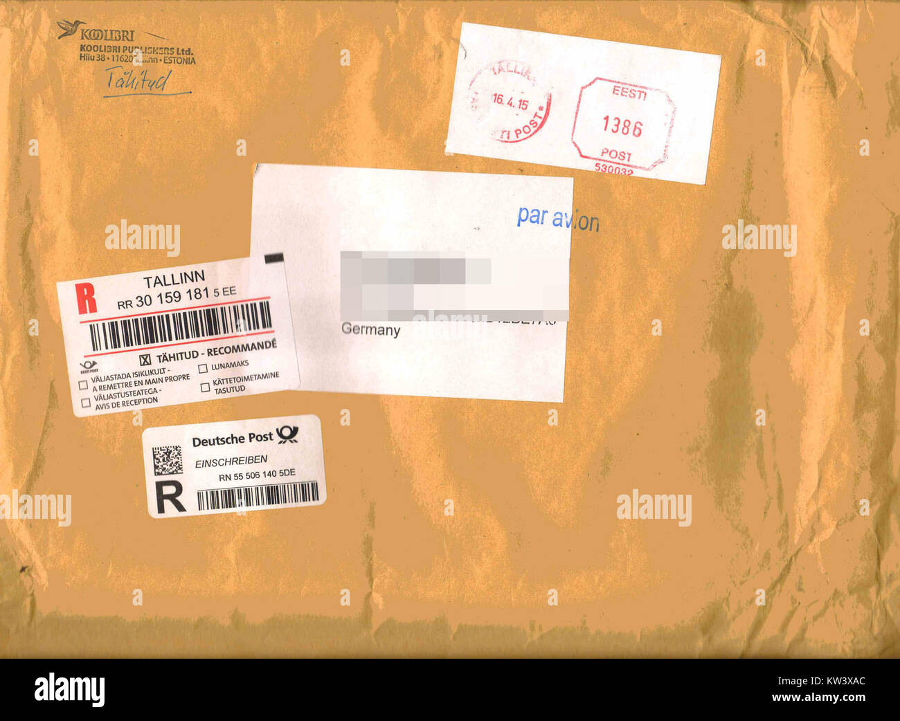 Registered mail hi-res stock photography and images - Alamy