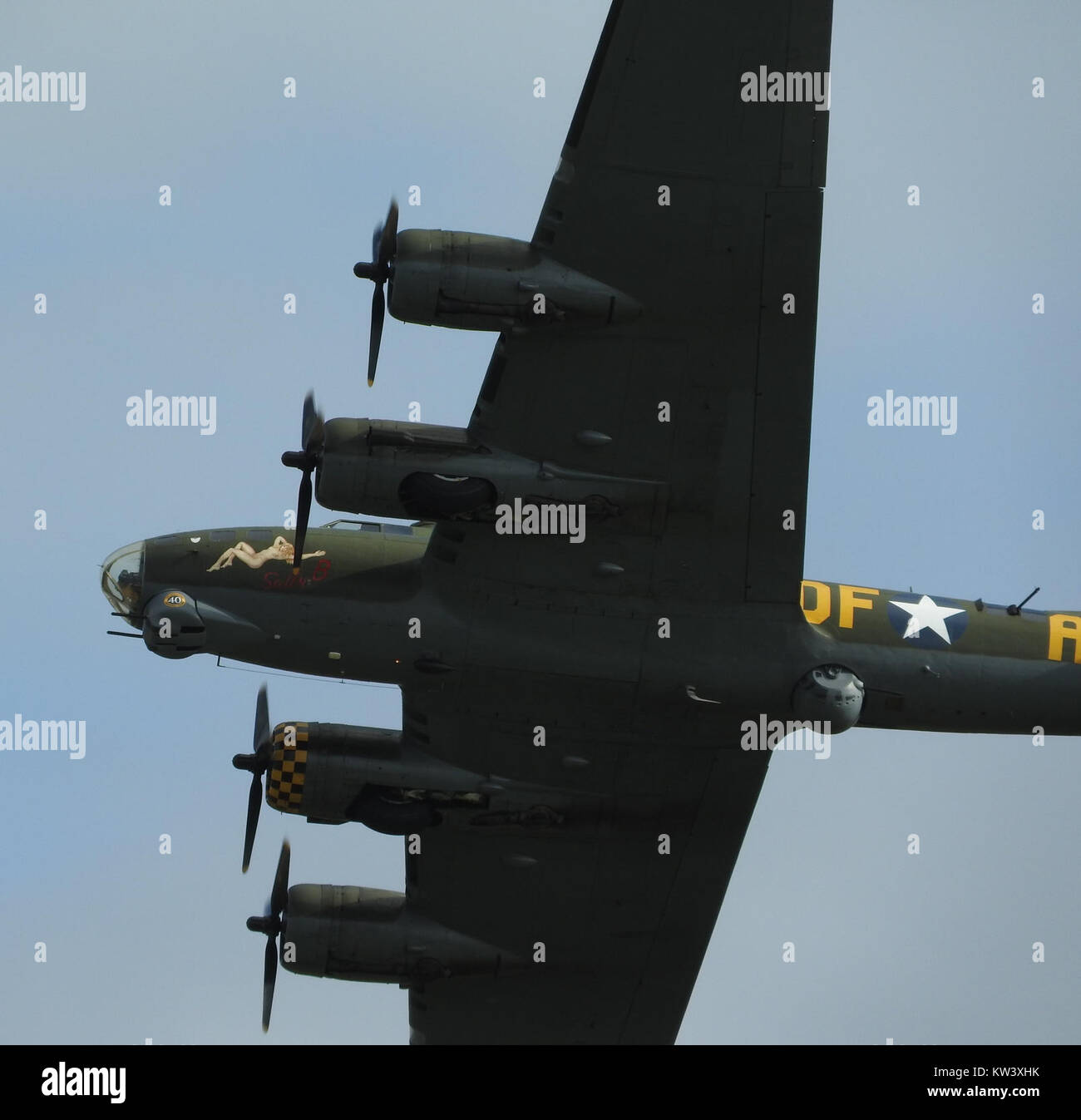 The Boeing B-17G Flying Fortress 'Sally B' is a historic World War II ...