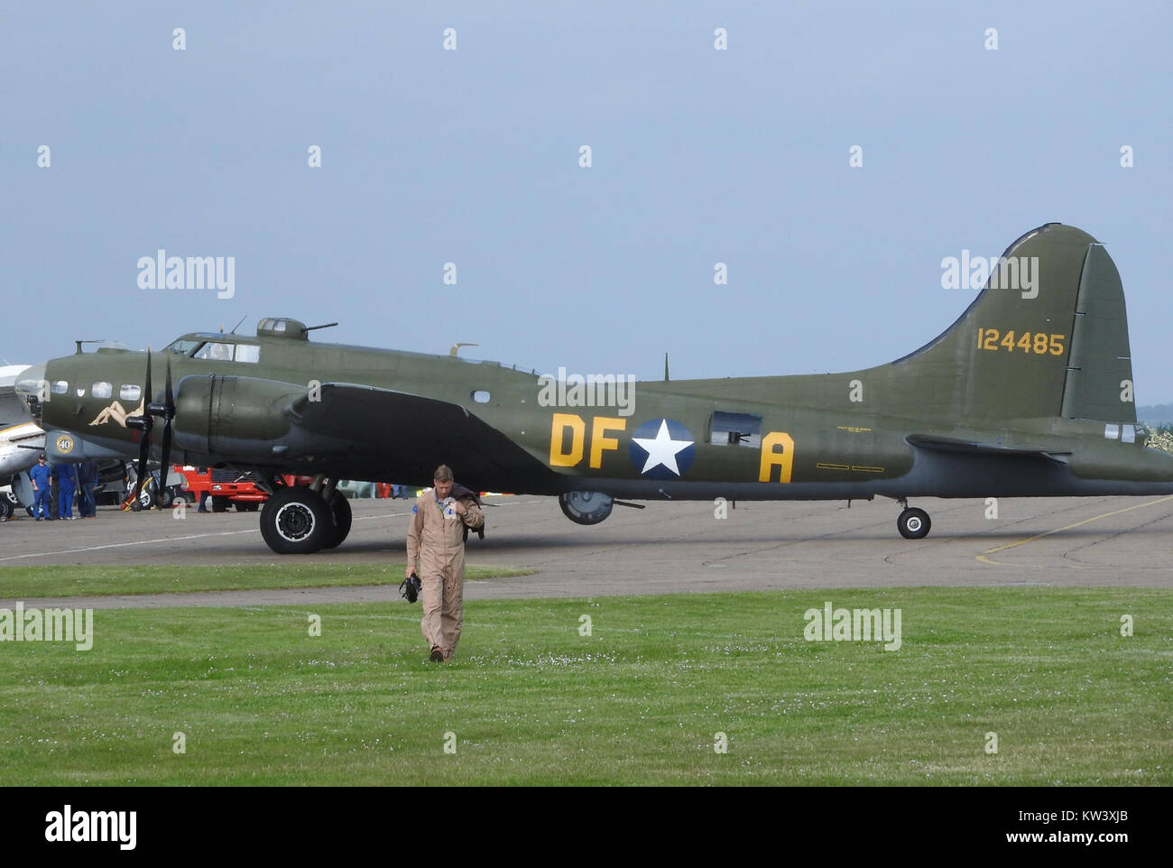 The Boeing B-17G Flying Fortress 'Sally B' is a World War II-era bomber ...