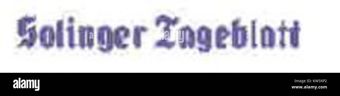 Solinger hi-res stock photography and images - Alamy