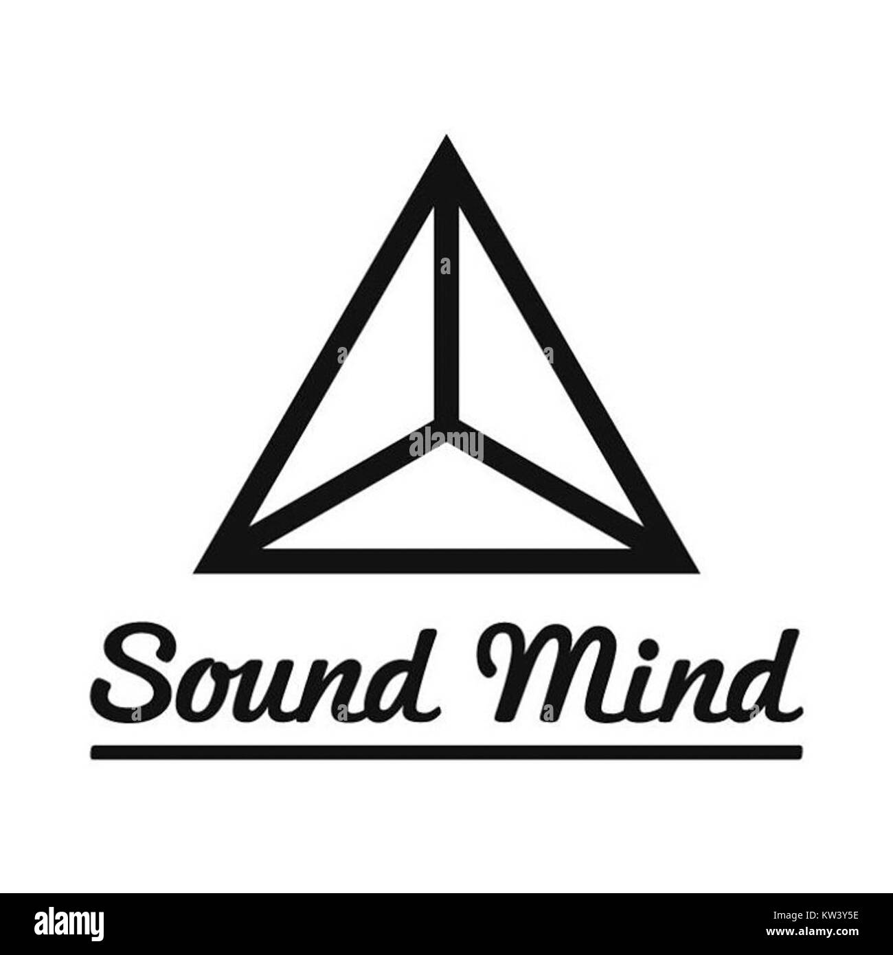 Sound mind logo Stock Photo - Alamy