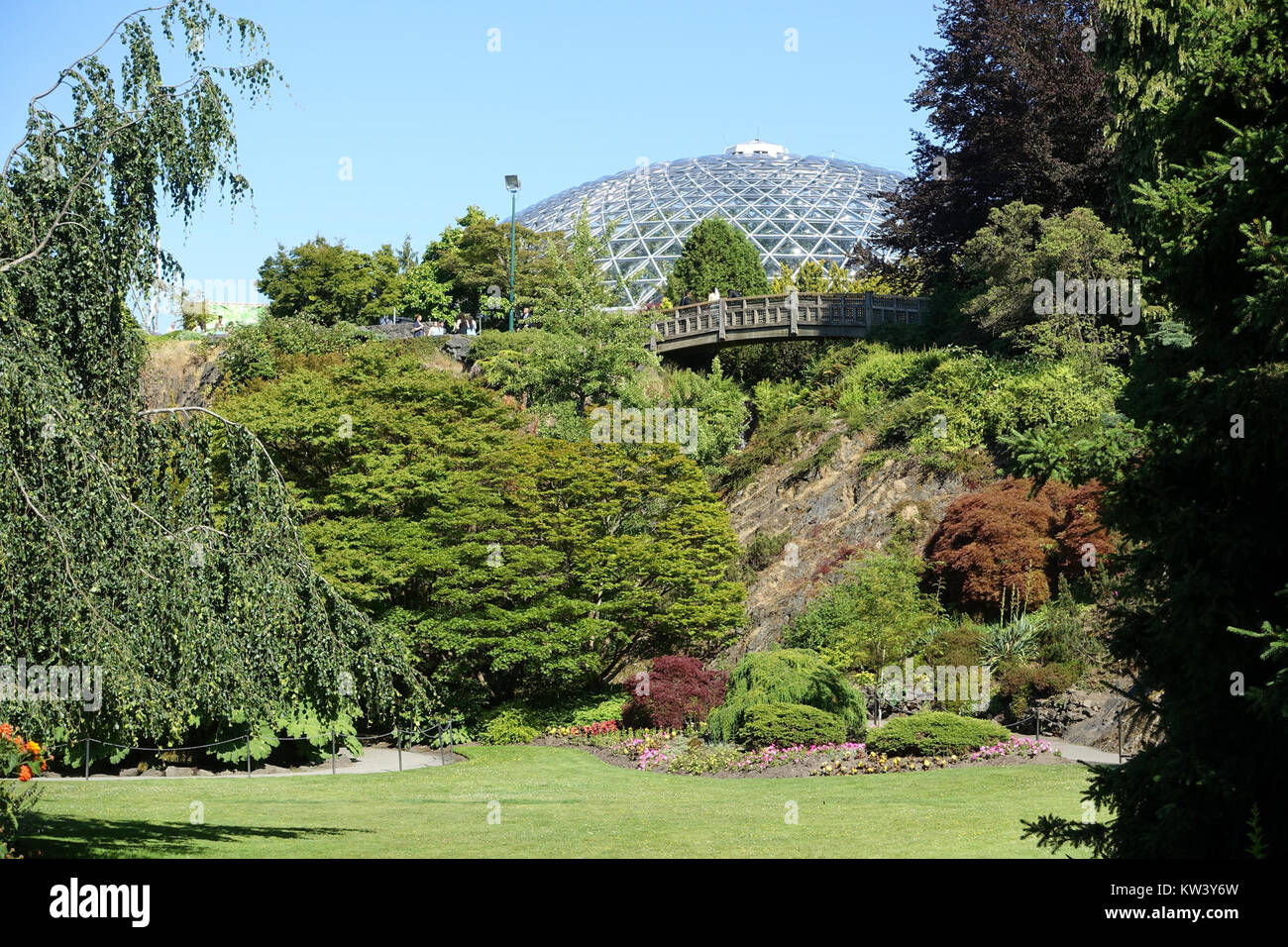 This image showcases the Bloedel Floral Conservatory located in Queen ...