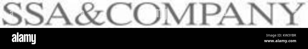 Ssa business company logo Black and White Stock Photos & Images - Alamy