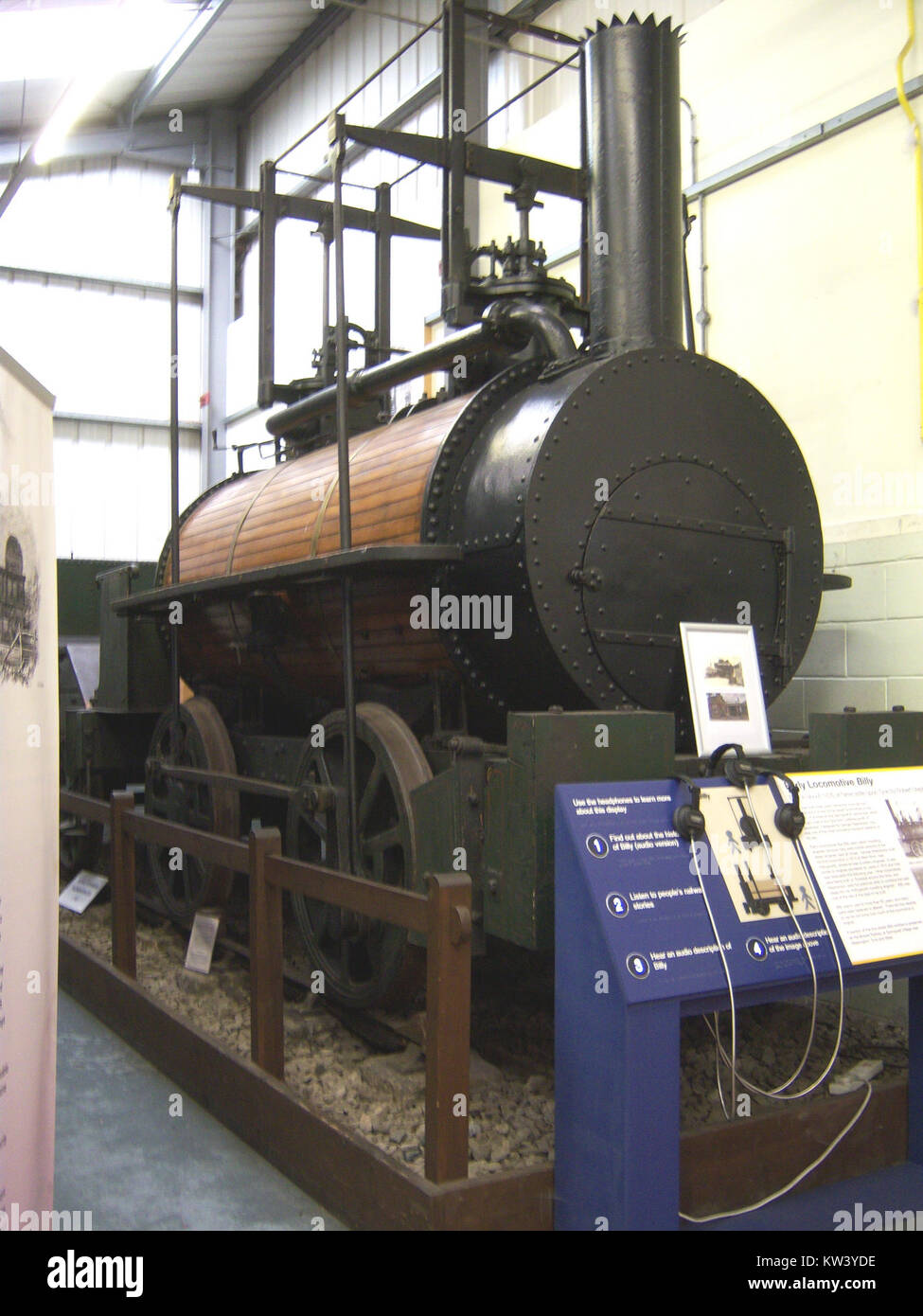 The Stephenson Railway Museum houses various exhibits on the history of ...