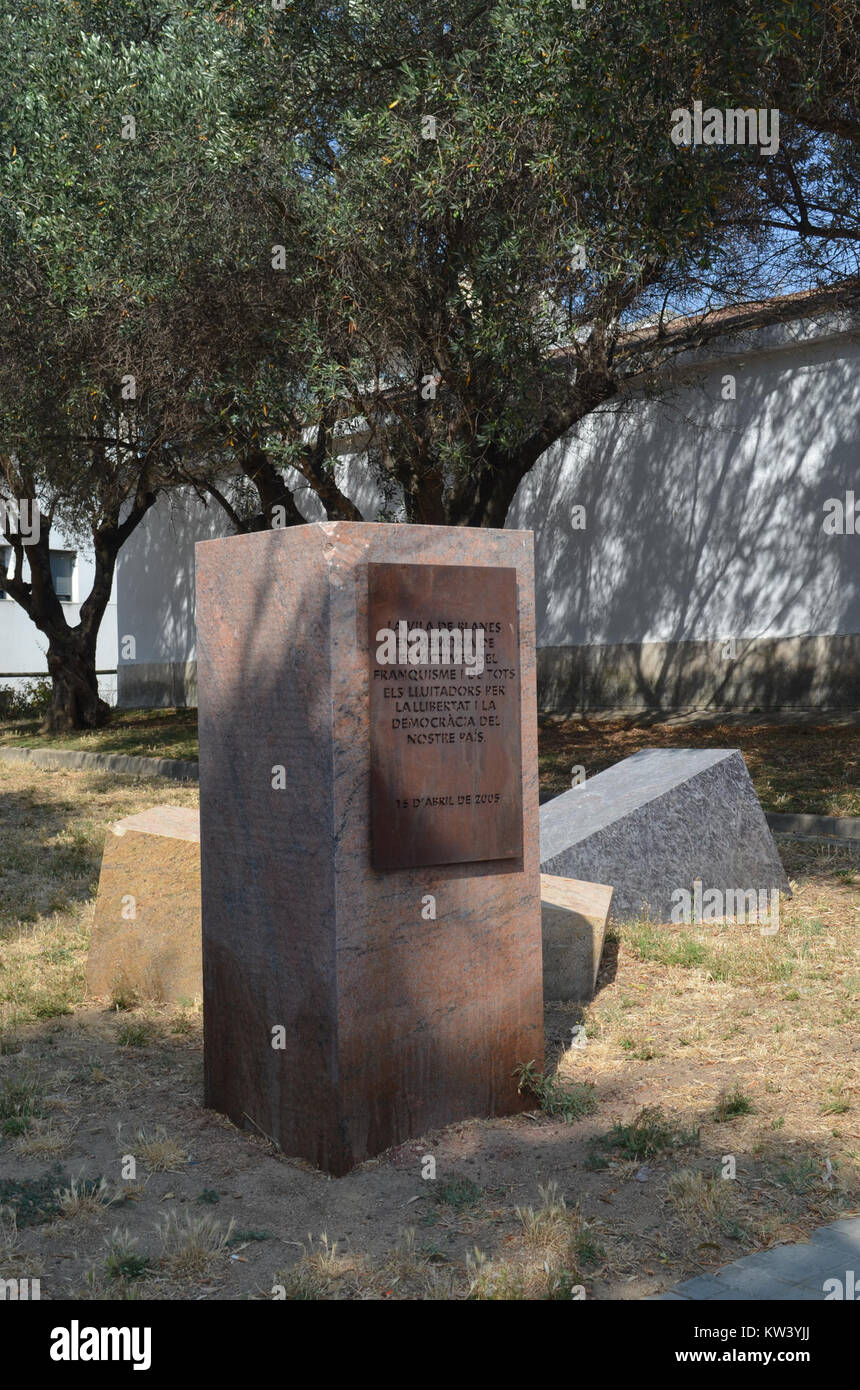 The Gedenkstein Opfer des Frankismus (Memorial Stone for the Victims of ...