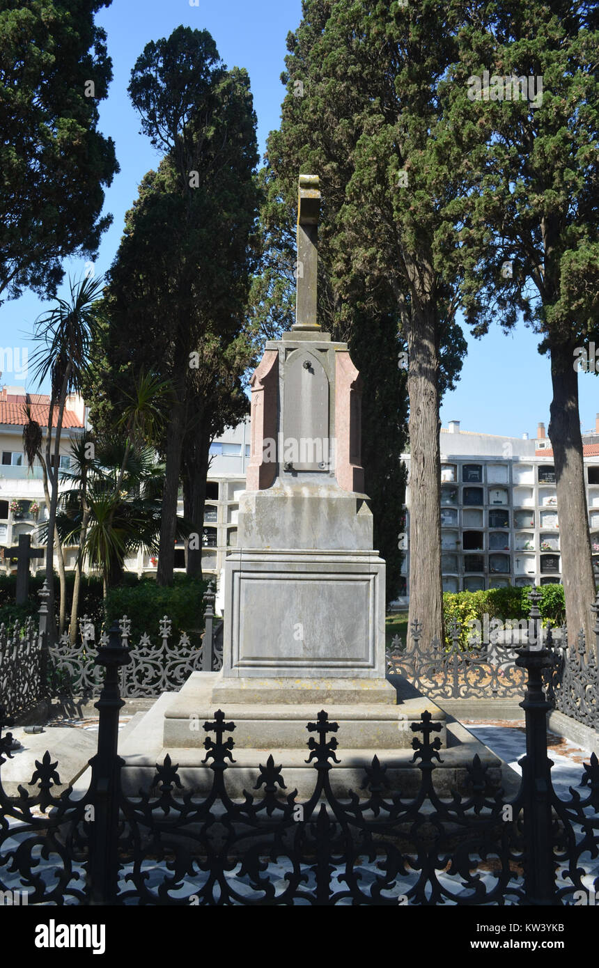 Tomba 6 at the Cementiri Municipal in Blanes, Spain, is a notable ...