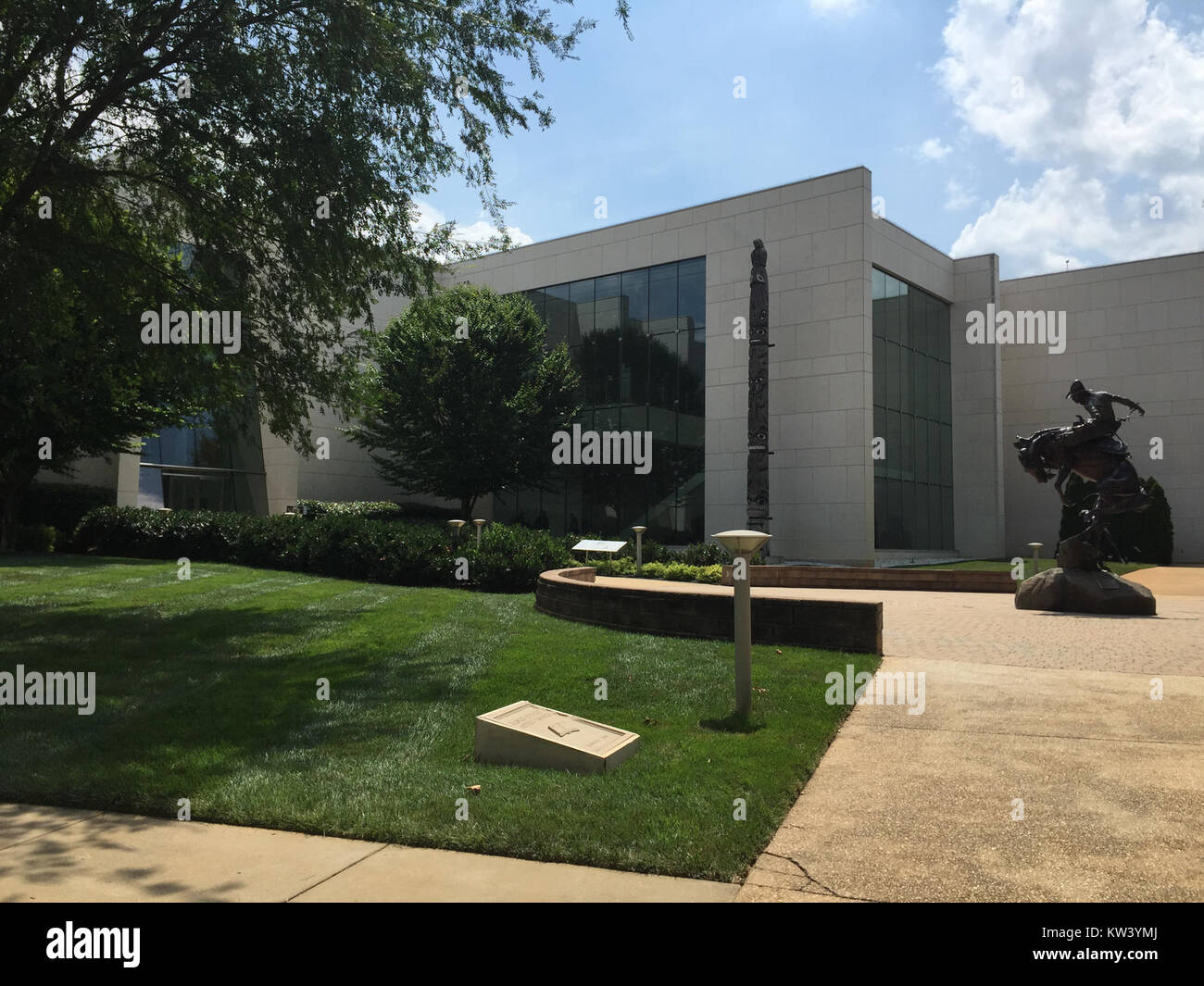 The Booth Western Art Museum in Cartersville, Georgia, showcases an ...