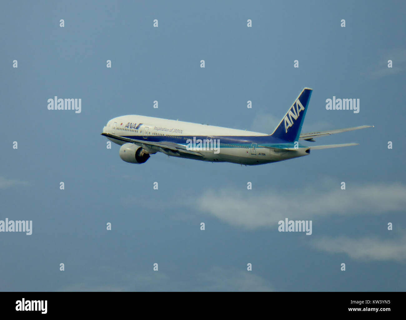 Boeing 777 281 JA701A Stock Photo - Alamy