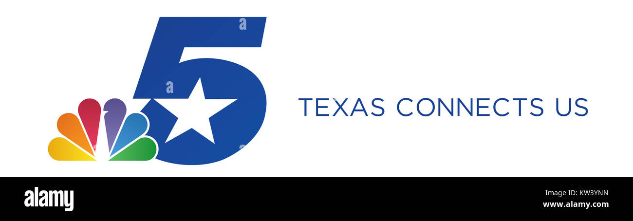 The KXAS NBC5 logo from 2015 represents the television network's ...