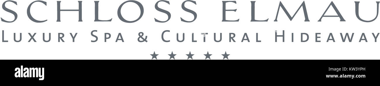 Schloss Elmau Logo Stock Photo - Alamy