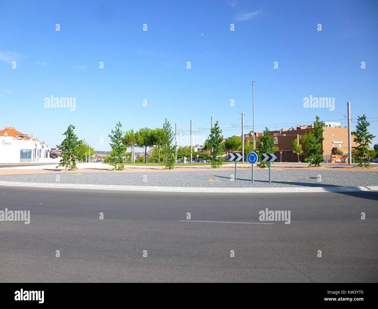This image captures the Rotunda of Boadilla del Monte, located in the ...