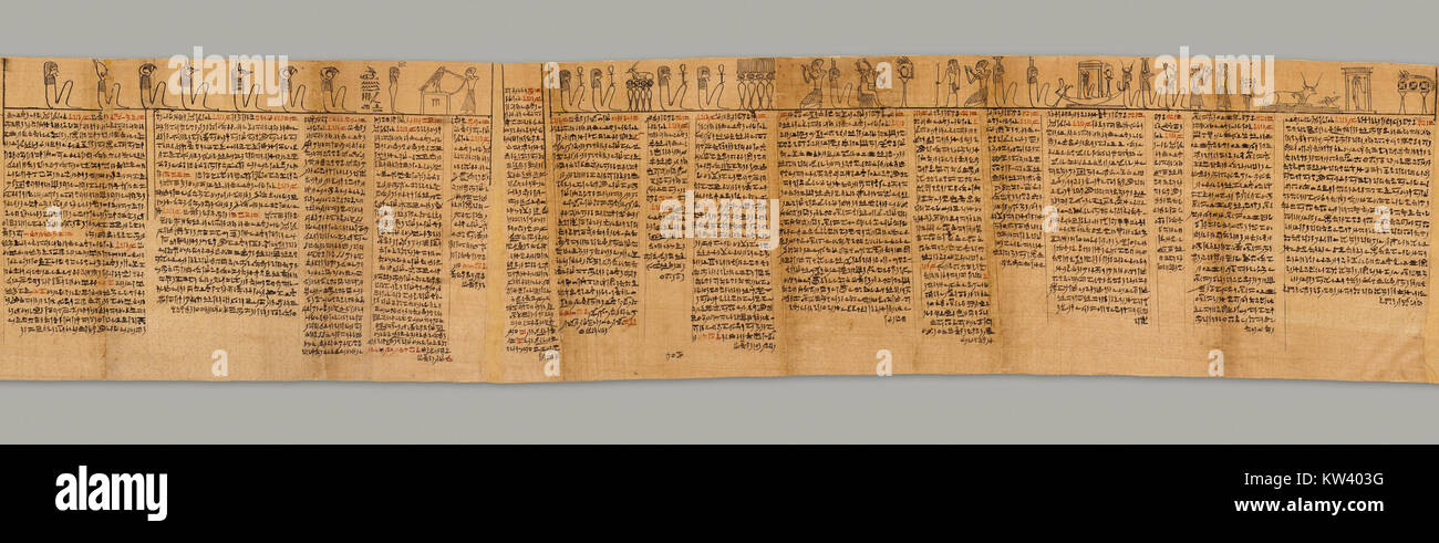 The Book of the Dead of Imhotep, a priest of Horus, is an ancient ...