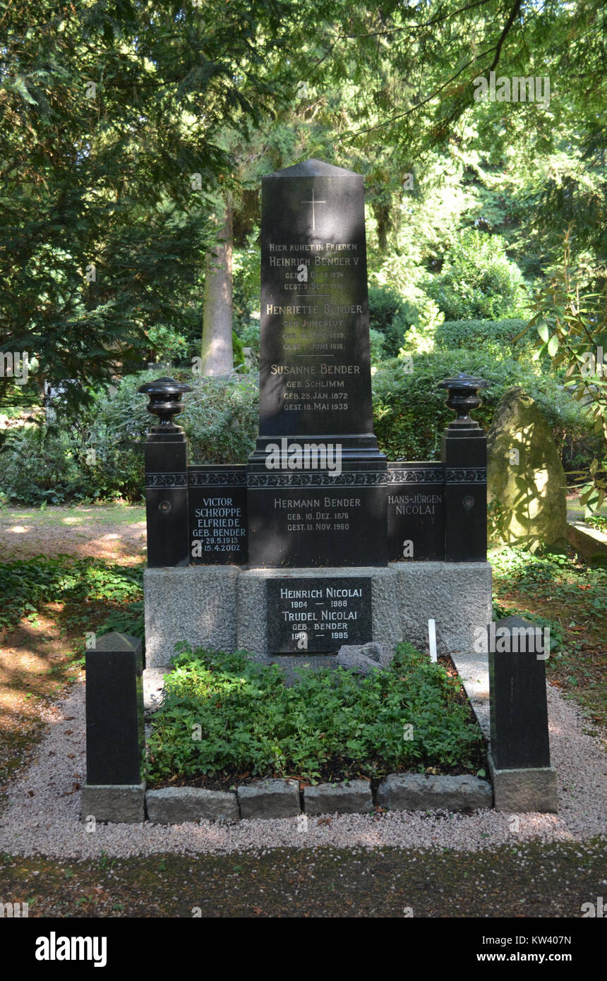 The Neuer Friedhof (New Cemetery) in Bockenheim, Germany, contains ...