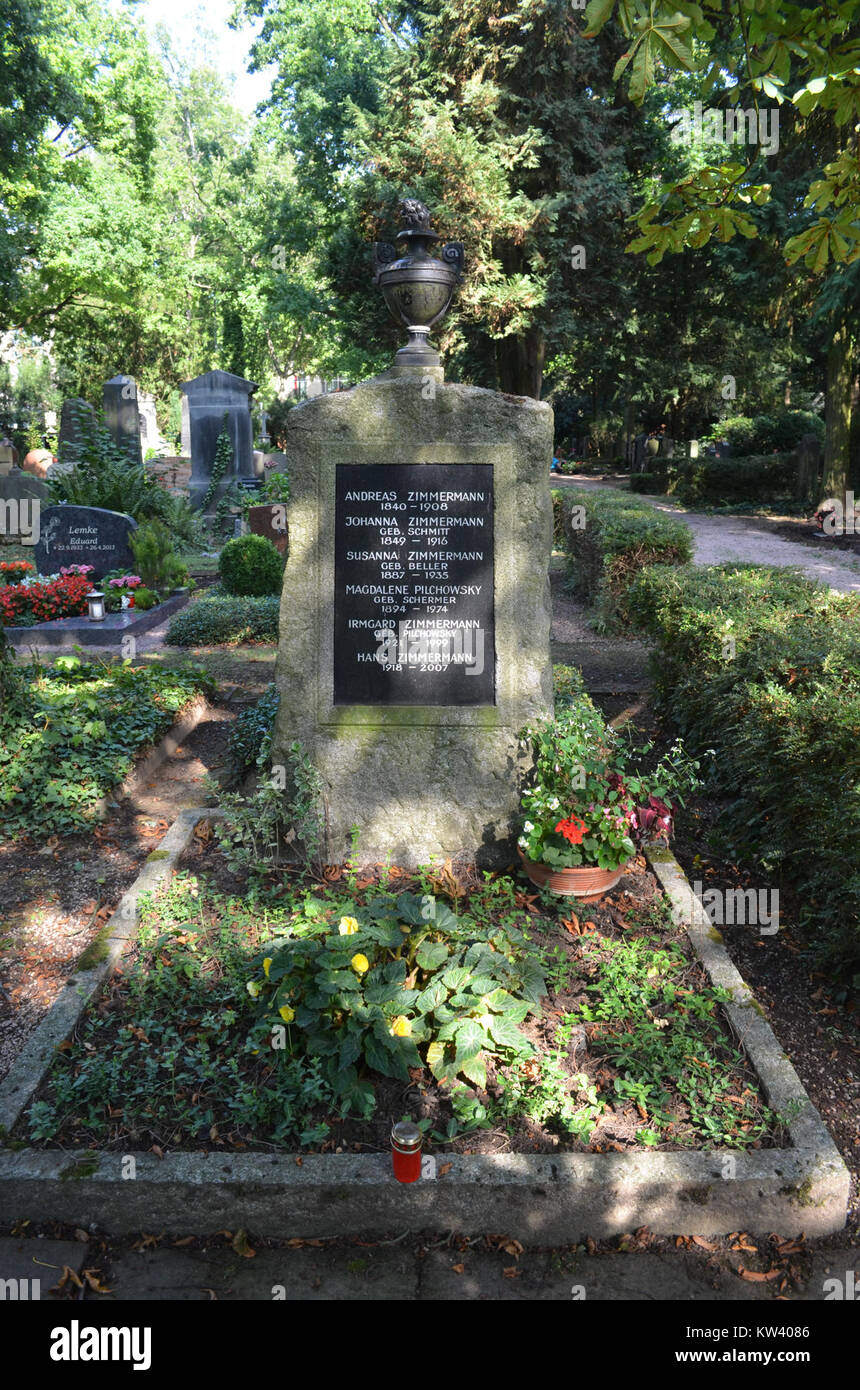 The Neuer Friedhof in Bockenheim, Germany, is a historical cemetery ...