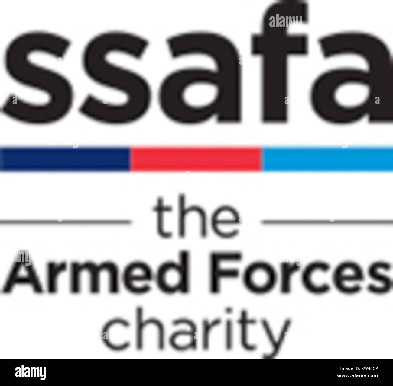 The logo of SSAFA, the Armed Forces charity, which provides support and ...
