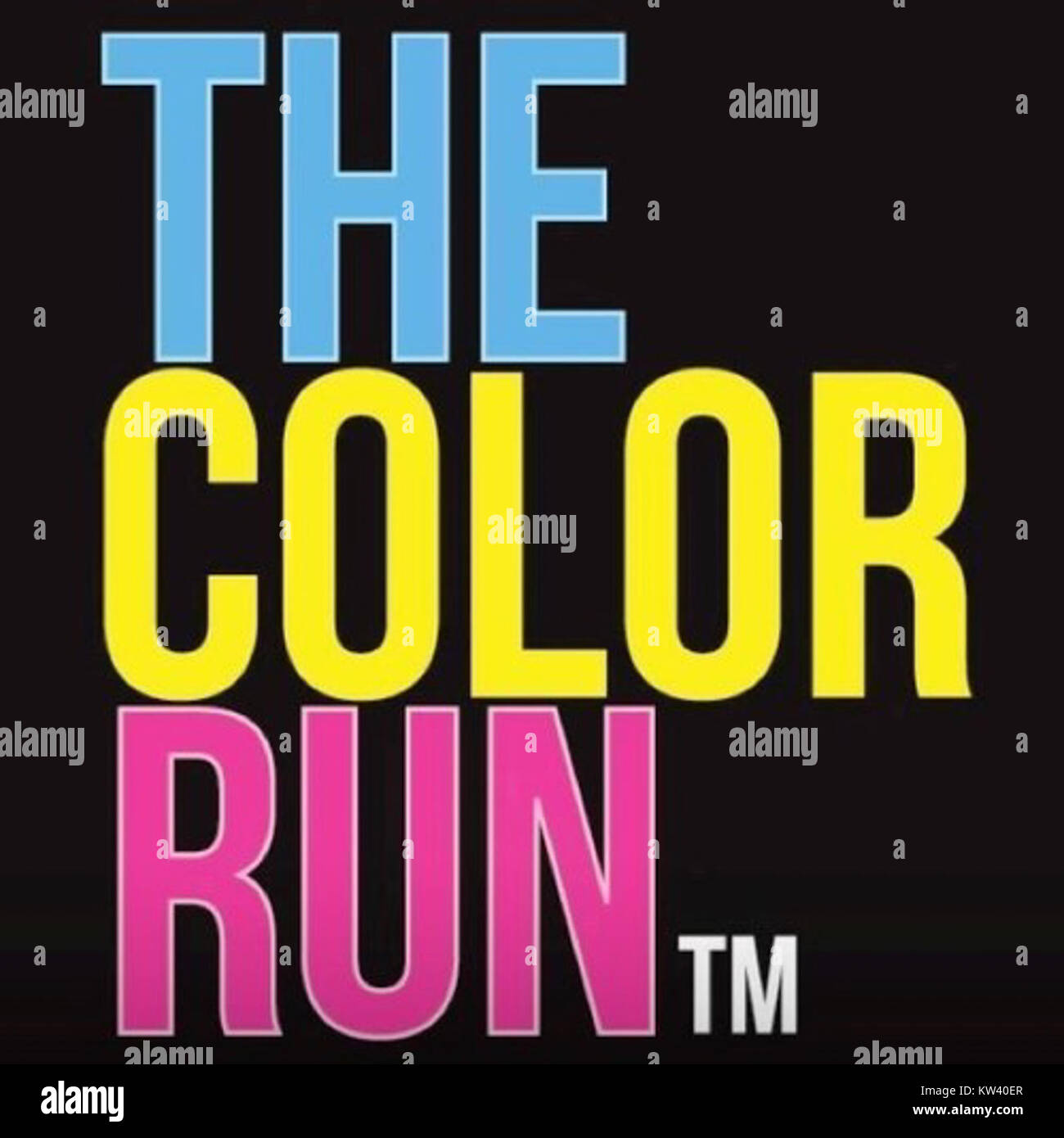 The official logo of The Color Run, a global 5k event series known for ...