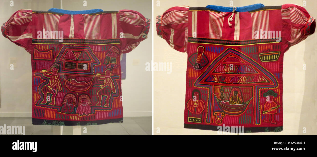 This blouse, from the Cuna people of Panama, is an example of ...