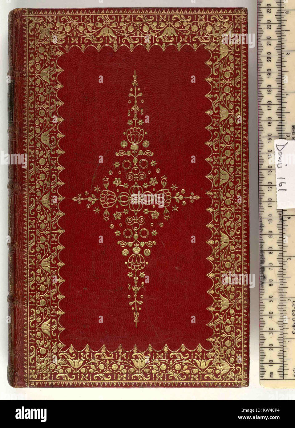 The upper cover of the Book of Common Prayer (Davis 161) features ...