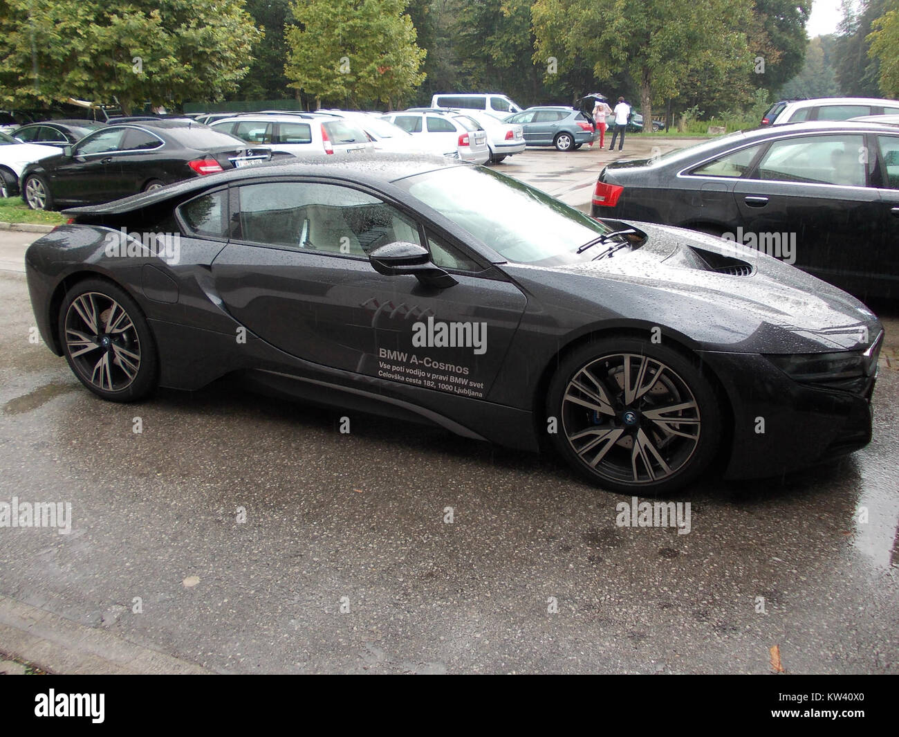 The BMW i8 is a plug-in hybrid sports car known for its futuristic ...