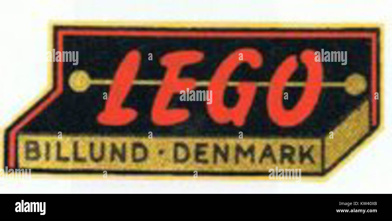 Lego Logo 1954 Stock Photo - Alamy