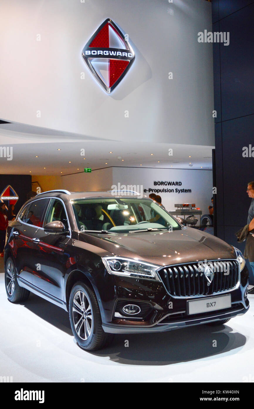 The Borgward BX7, unveiled at the 2015 International Automobile Exhibition (IAA), is a luxury ...