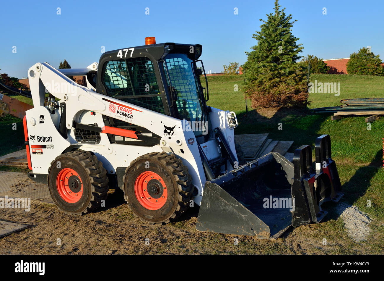 The Bobcat S770 is a skid-steer loader known for its versatility in ...