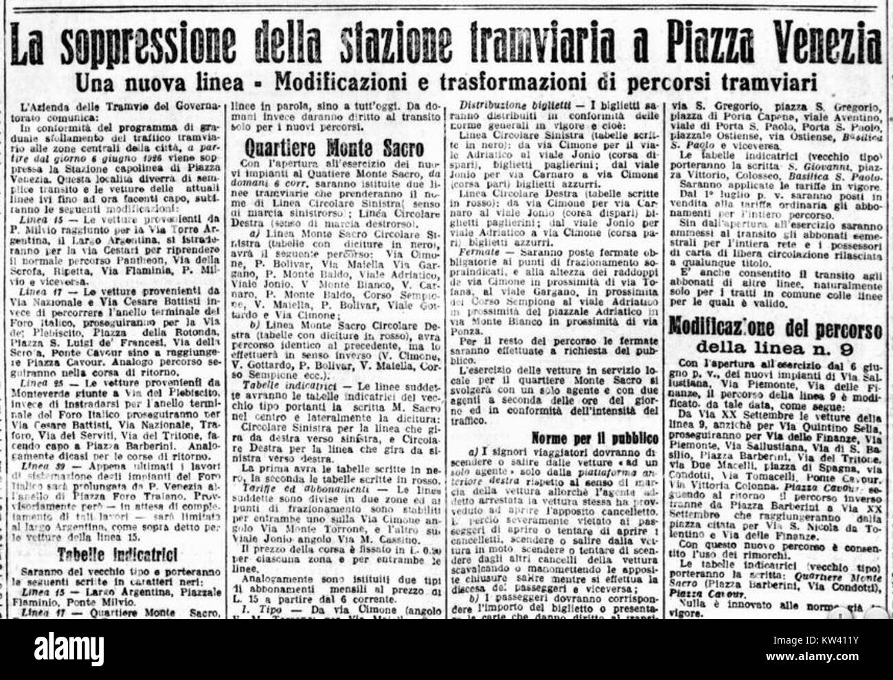 Italian newspaper for Black and White Stock Photos & Images - Alamy