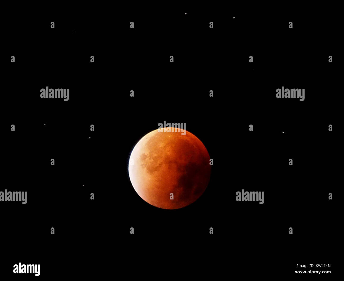The image likely refers to the blood moon event that occurred on ...