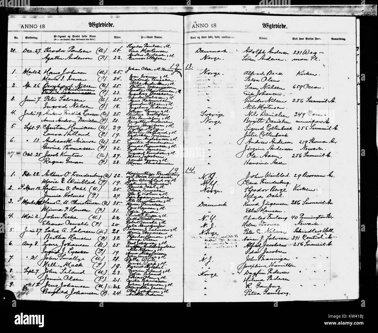 Maria Elizabeth Winblad and Arthur Oscar Freudenberg were married in ...