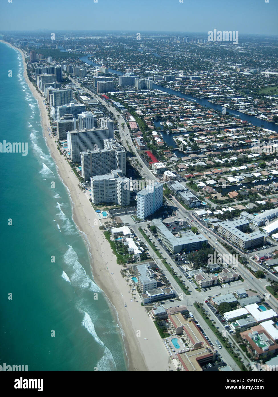 This image captures large concrete blocks along the coastline of Ft ...