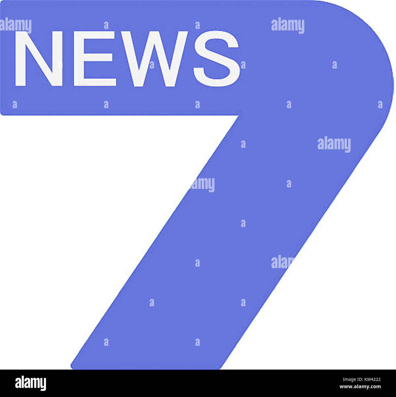 The News7 logo is a graphic design representing the branding of the ...