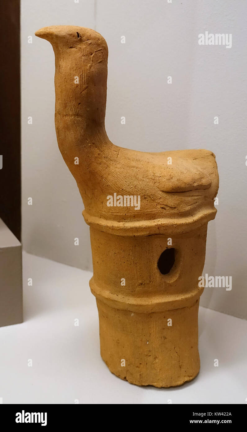 The Bird Haniwa is an ancient Japanese ceramic figure depicting a bird ...