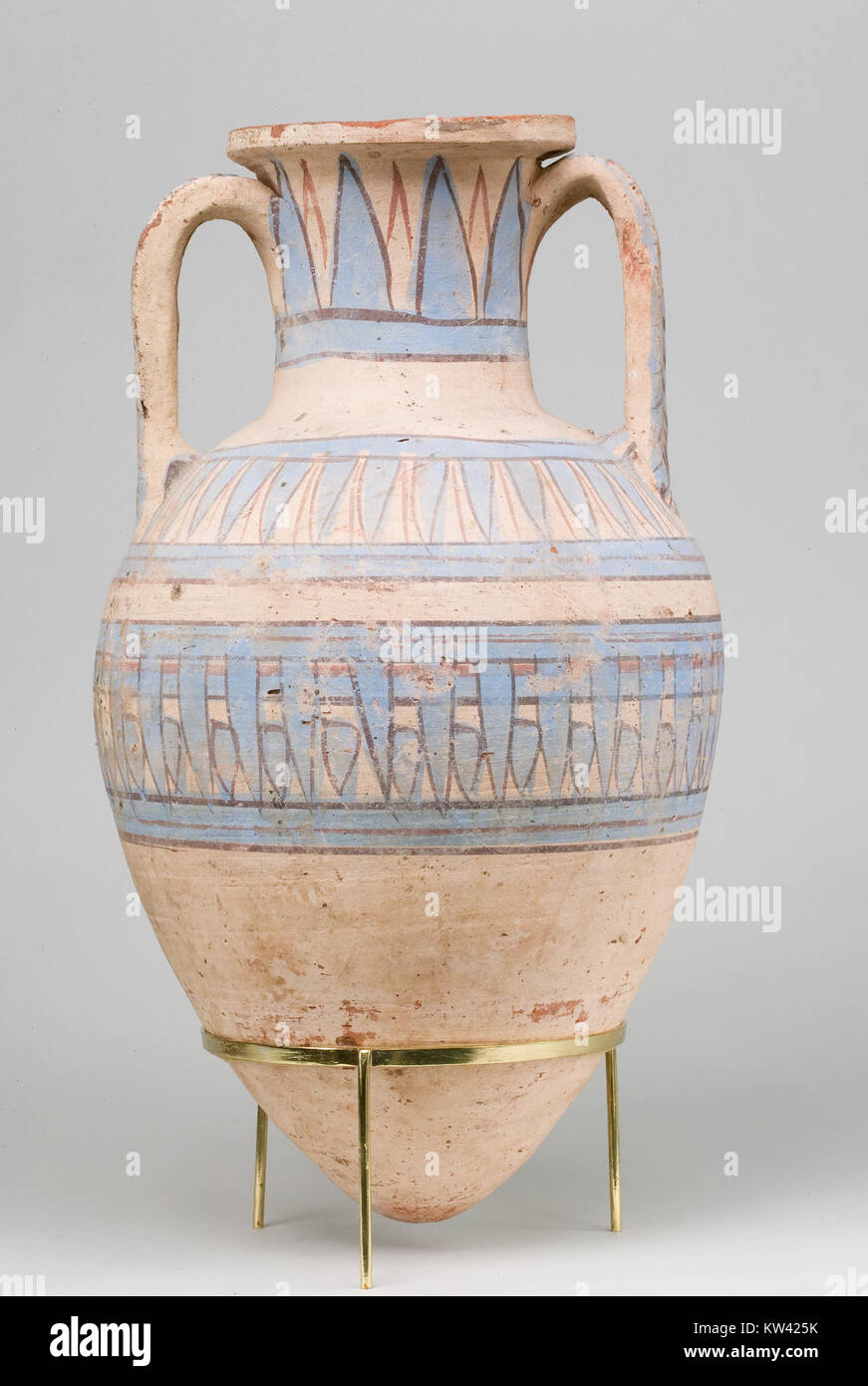 The Blue Painted Ibex Amphora from Malqata is an ancient Egyptian ...