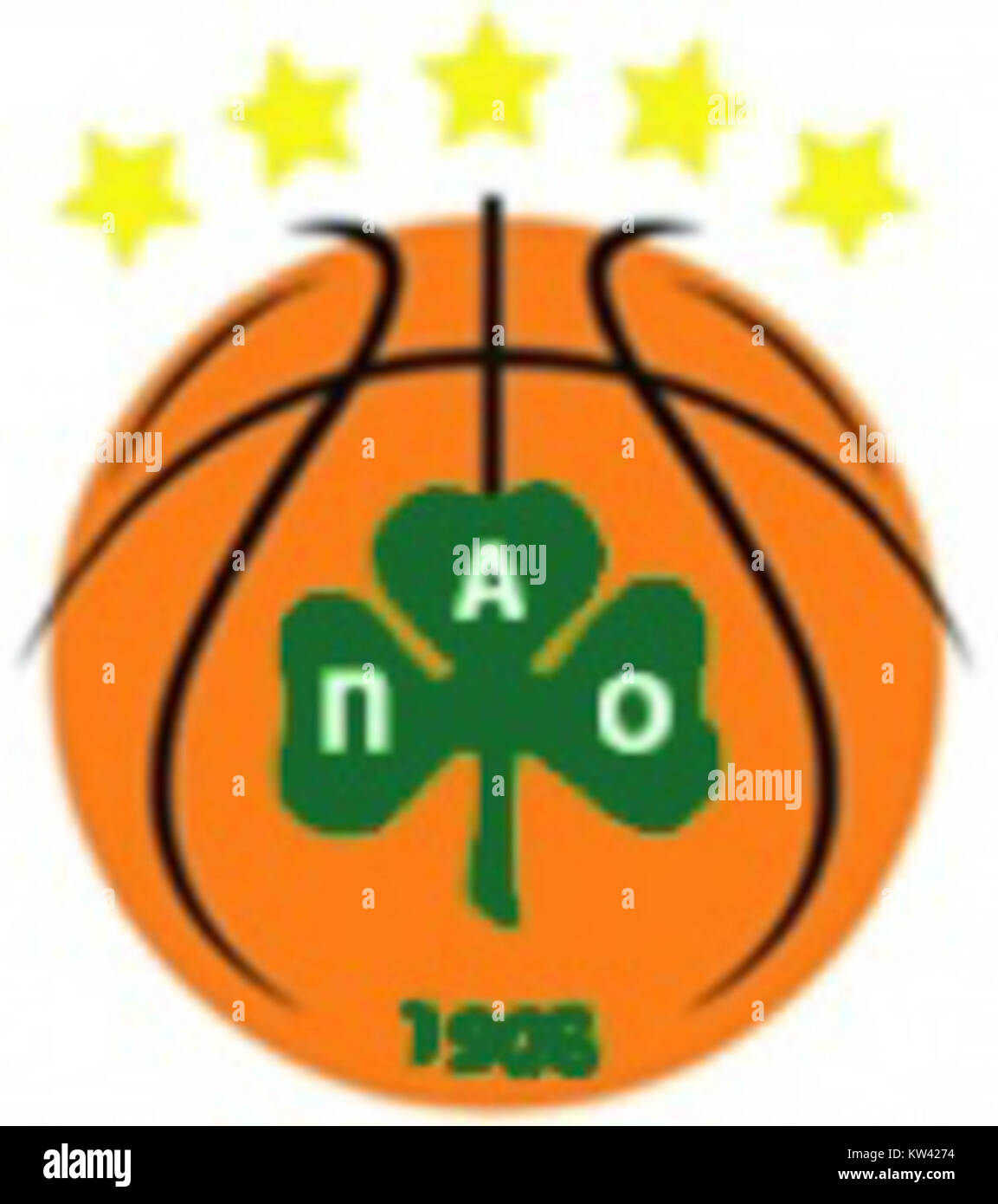 The PAO BC Panathinaikos logo represents the Greek basketball club ...